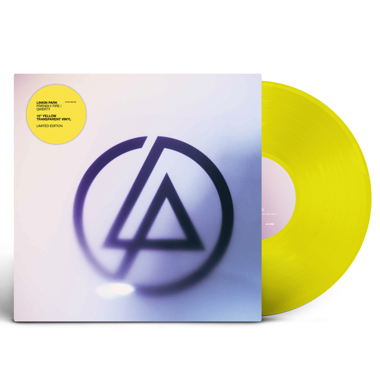 LIMITED EDITION FRIENDLY FIRE / QWERTY 10” YELLOW TRANSPARENT VINYL LP ...